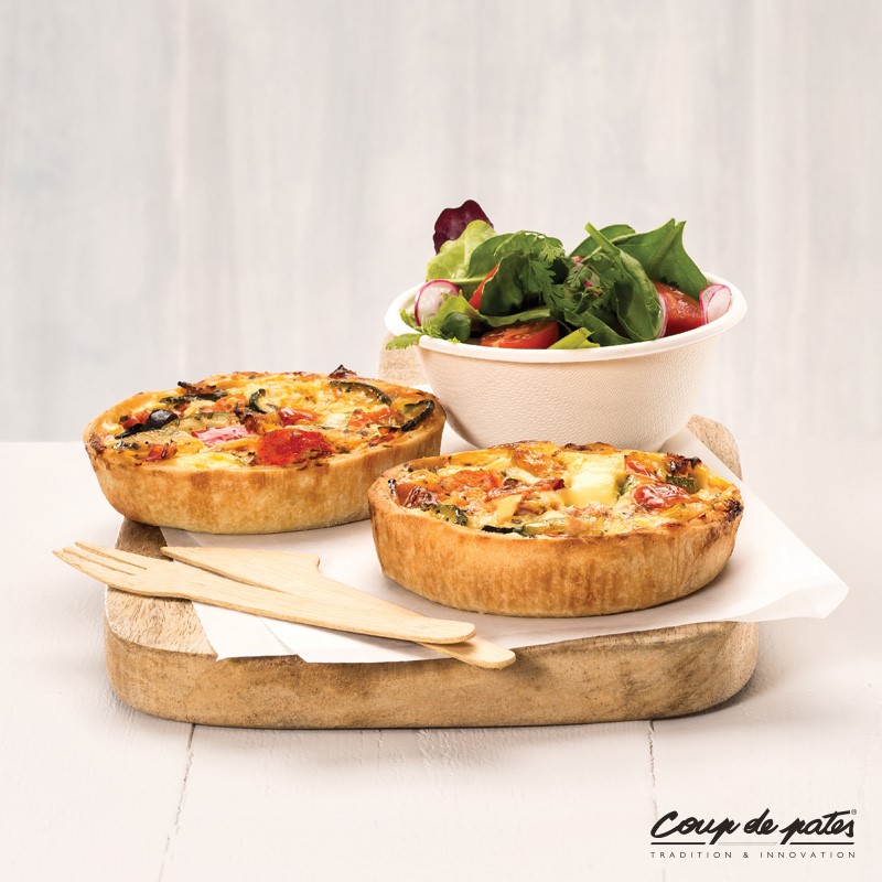 Mediterranean Vegetable Quiche | delicedefrance