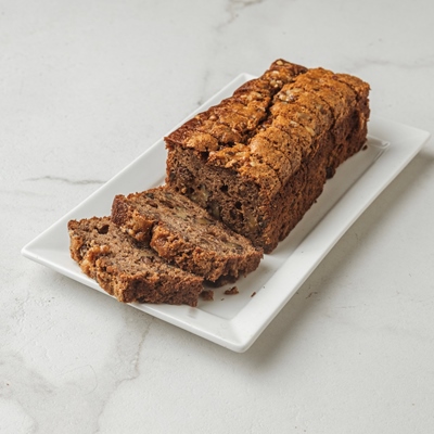 Banana & Walnut Loaf Cake (Pre-Sliced) | delicedefrance