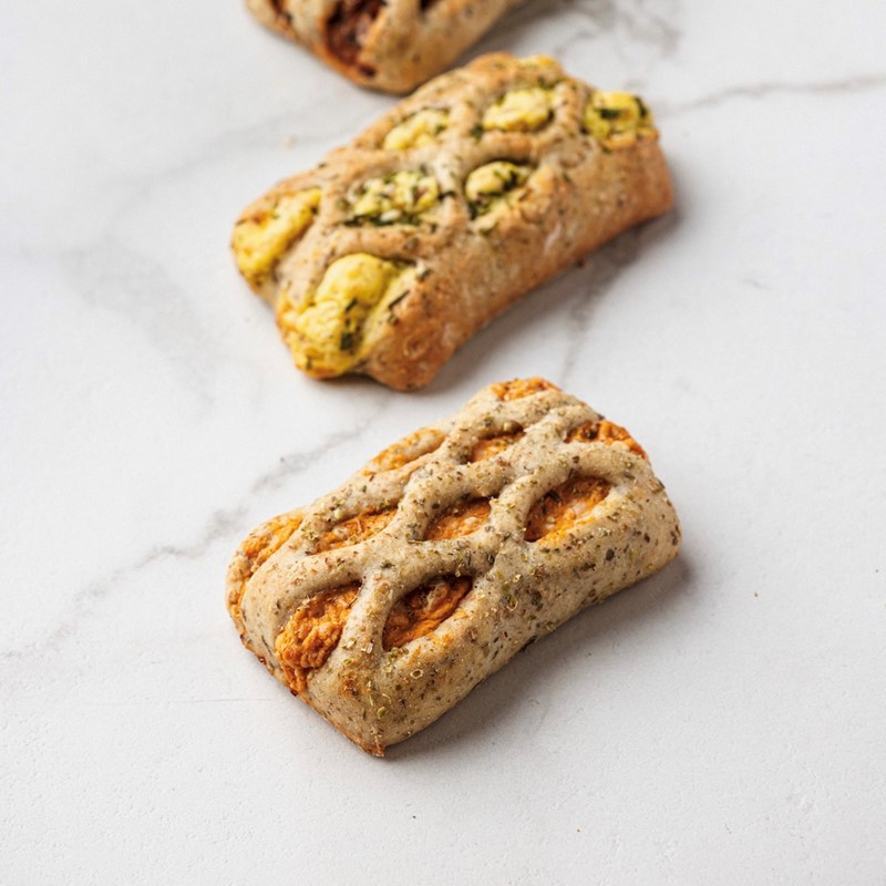 Tomato & Cottage Cheese Savoury Lattice | delicedefrance